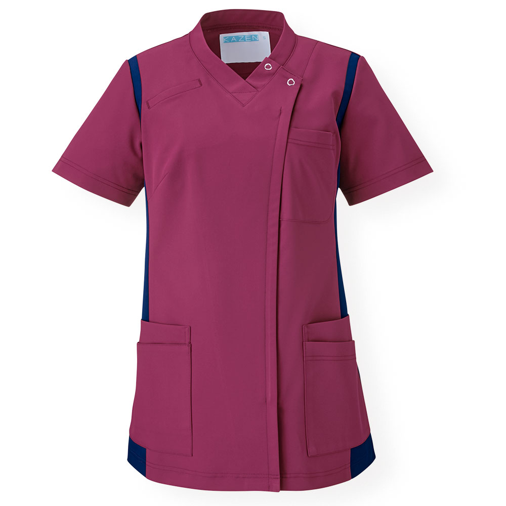KAZEN 972 レディススクラブ（前開き） 5530円｜医療白衣のメディコレ！