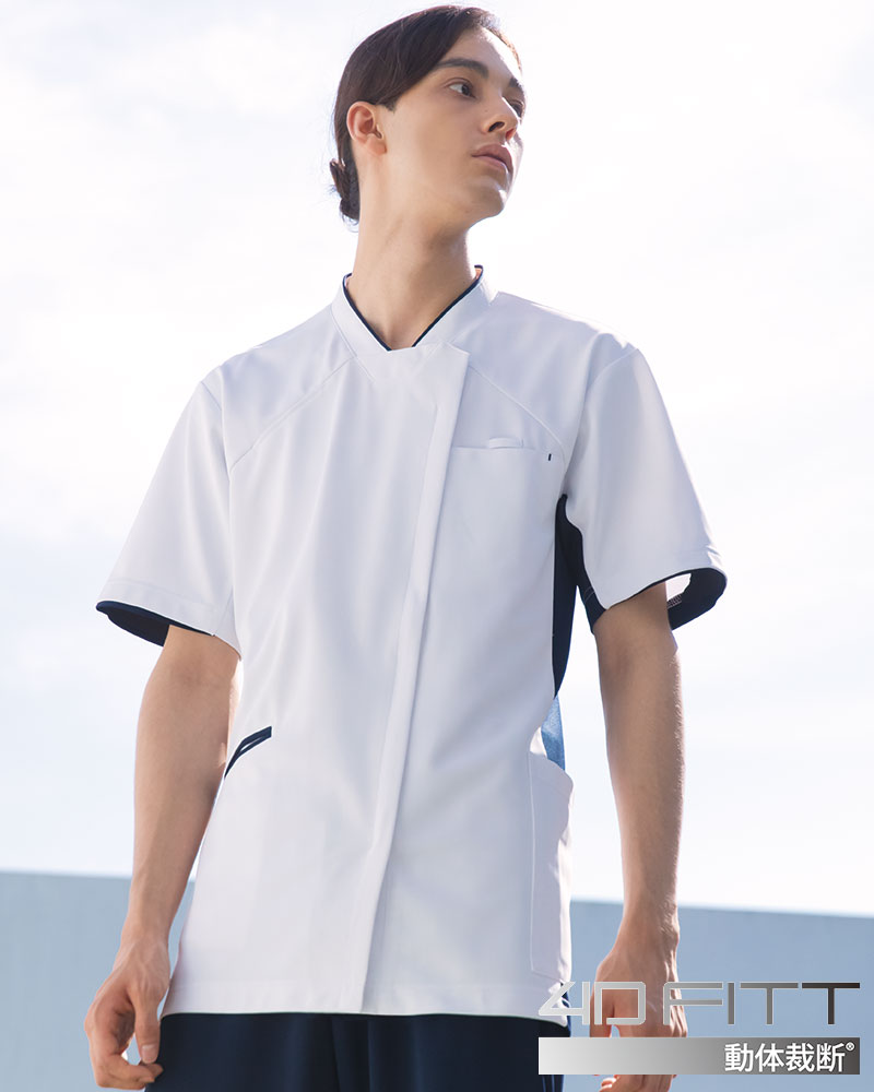 KAZEN 987 スクラブジャケット（男女兼用） 5530円｜医療白衣のメディコレ！