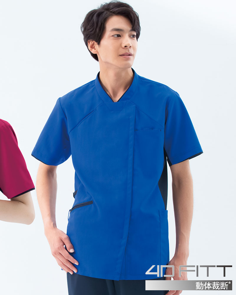 KAZEN 987 スクラブジャケット（男女兼用） 5530円｜医療白衣のメディコレ！