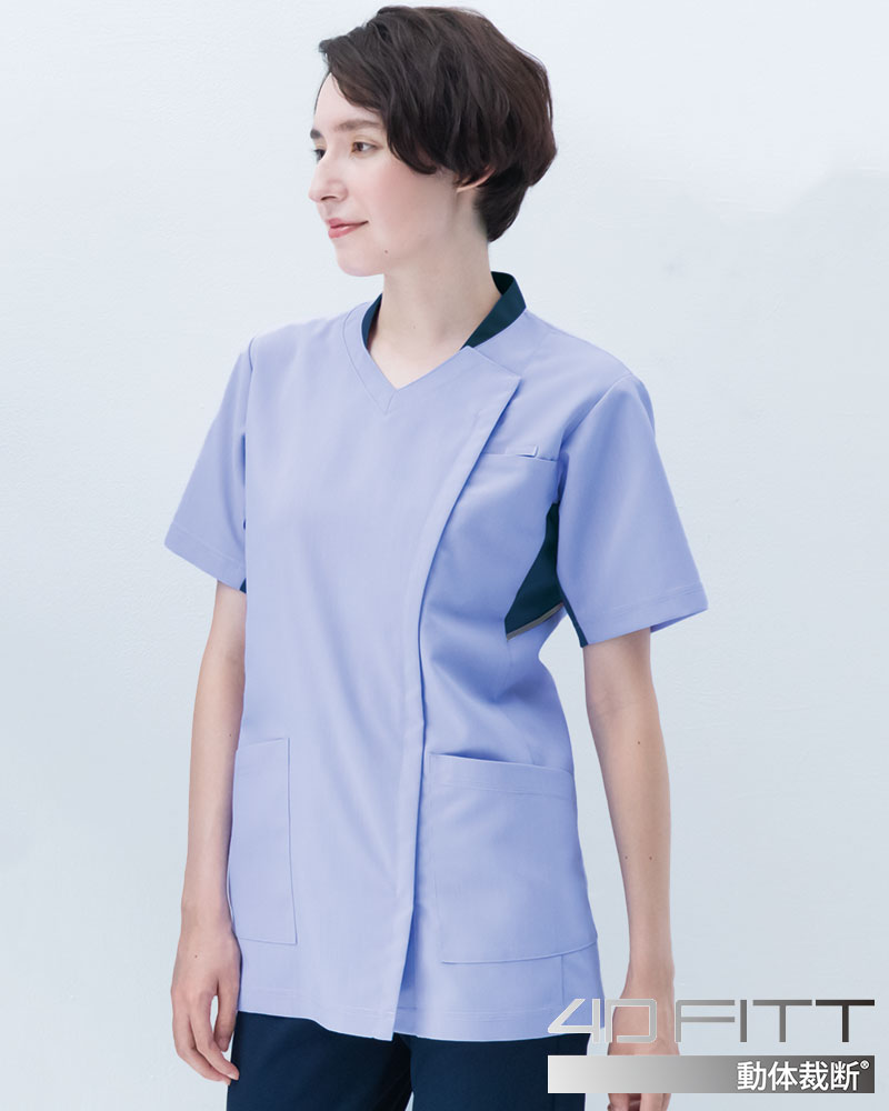 KAZEN 988 スクラブジャケット（男女兼用） 5180円｜医療白衣のメディコレ！