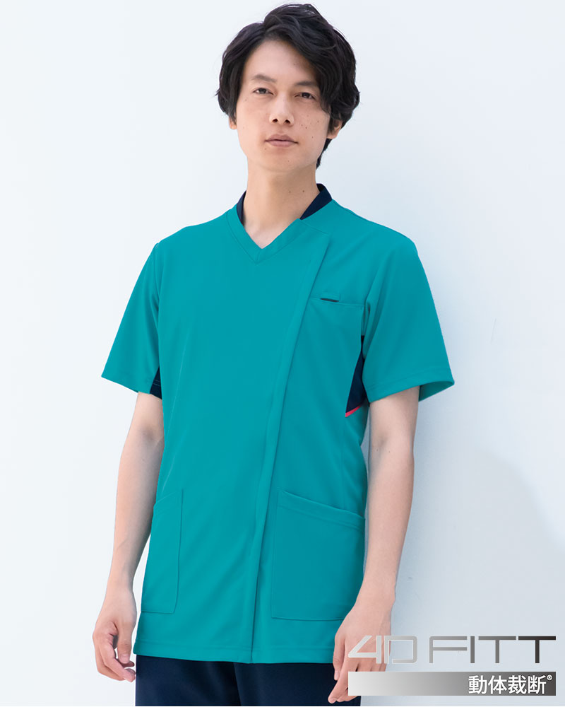 KAZEN 988 スクラブジャケット（男女兼用） 5180円｜医療白衣のメディコレ！