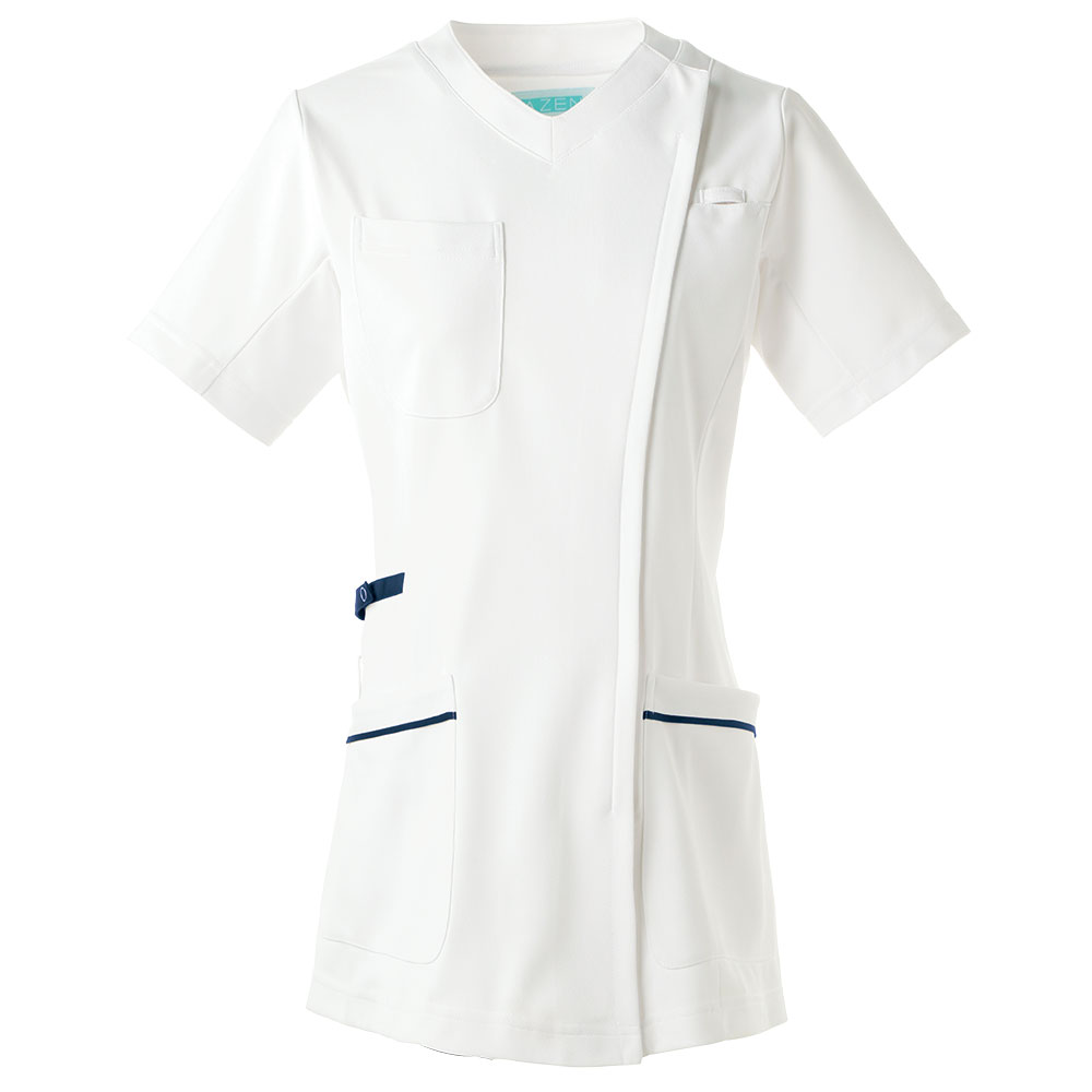 KAZEN 981 レディススクラブジャケット 4760円｜医療白衣のメディコレ！
