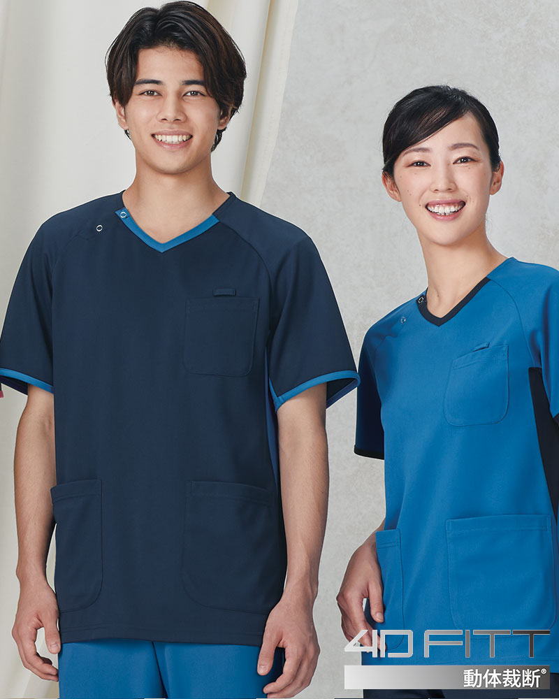 KAZEN 983 スクラブ（男女兼用） 4550円｜医療白衣のメディコレ！