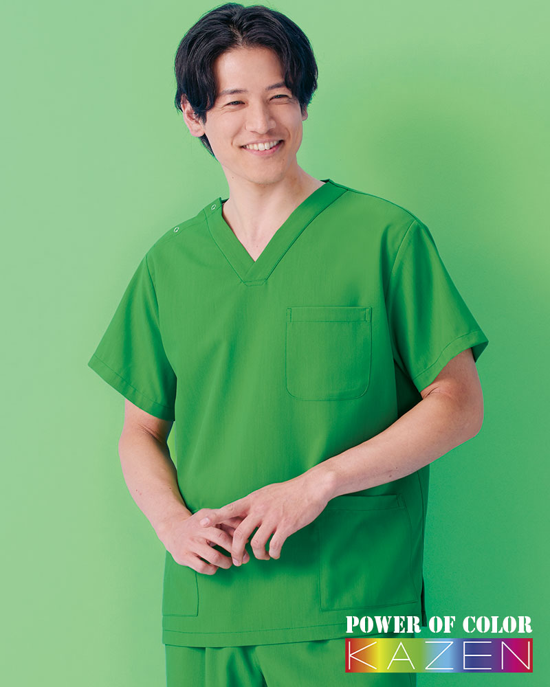 KAZEN 133 スクラブ（男女兼用） 3430円｜医療白衣のメディコレ！
