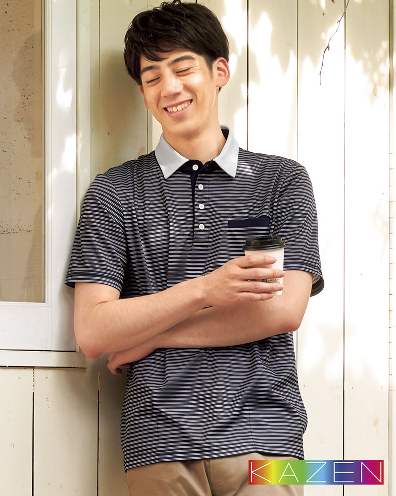 KAZEN KZN236 ニットシャツ 3570円｜医療白衣のメディコレ！