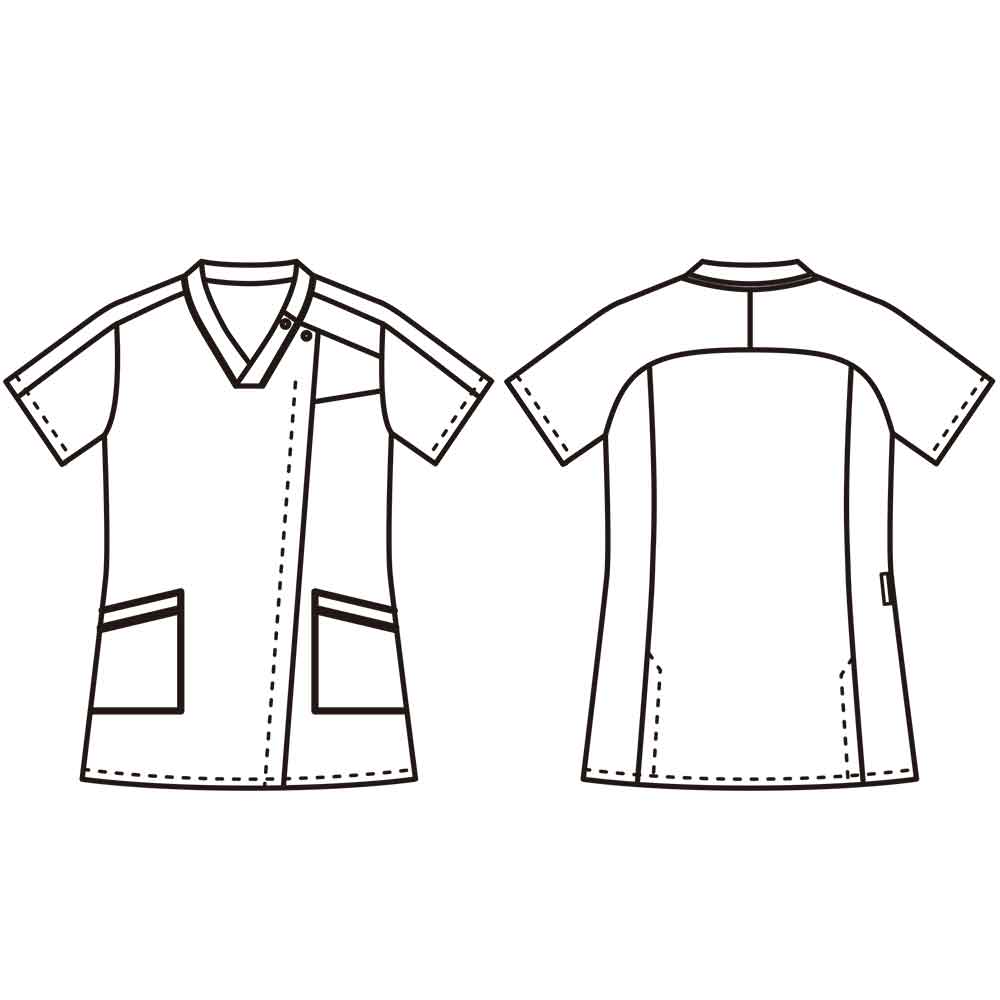 住商モンブラン 73-2109 レディススクラブ 6360円｜医療白衣のメディコレ！