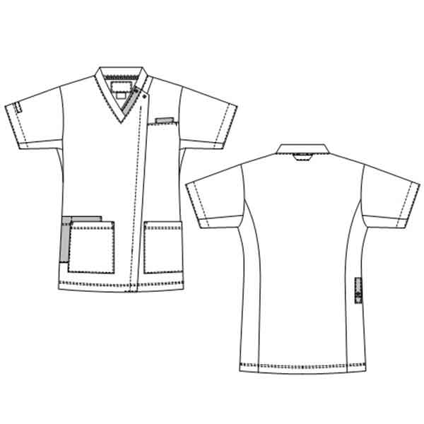 ナガイレーベン AY-5522 男女兼用スクラブ 7030円｜医療白衣のメディコレ！