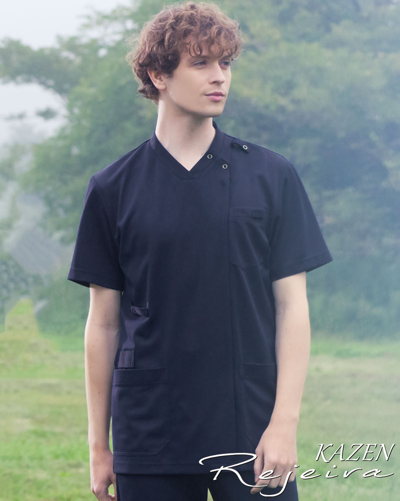 KAZEN KZN715 スクラブジャケット（男女兼用） 5740円｜医療白衣のメディコレ！