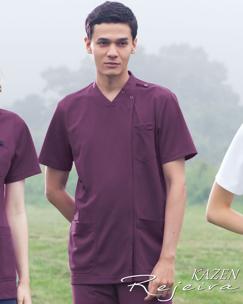 KAZEN KZN715 スクラブジャケット（男女兼用） 5740円｜医療白衣のメディコレ！