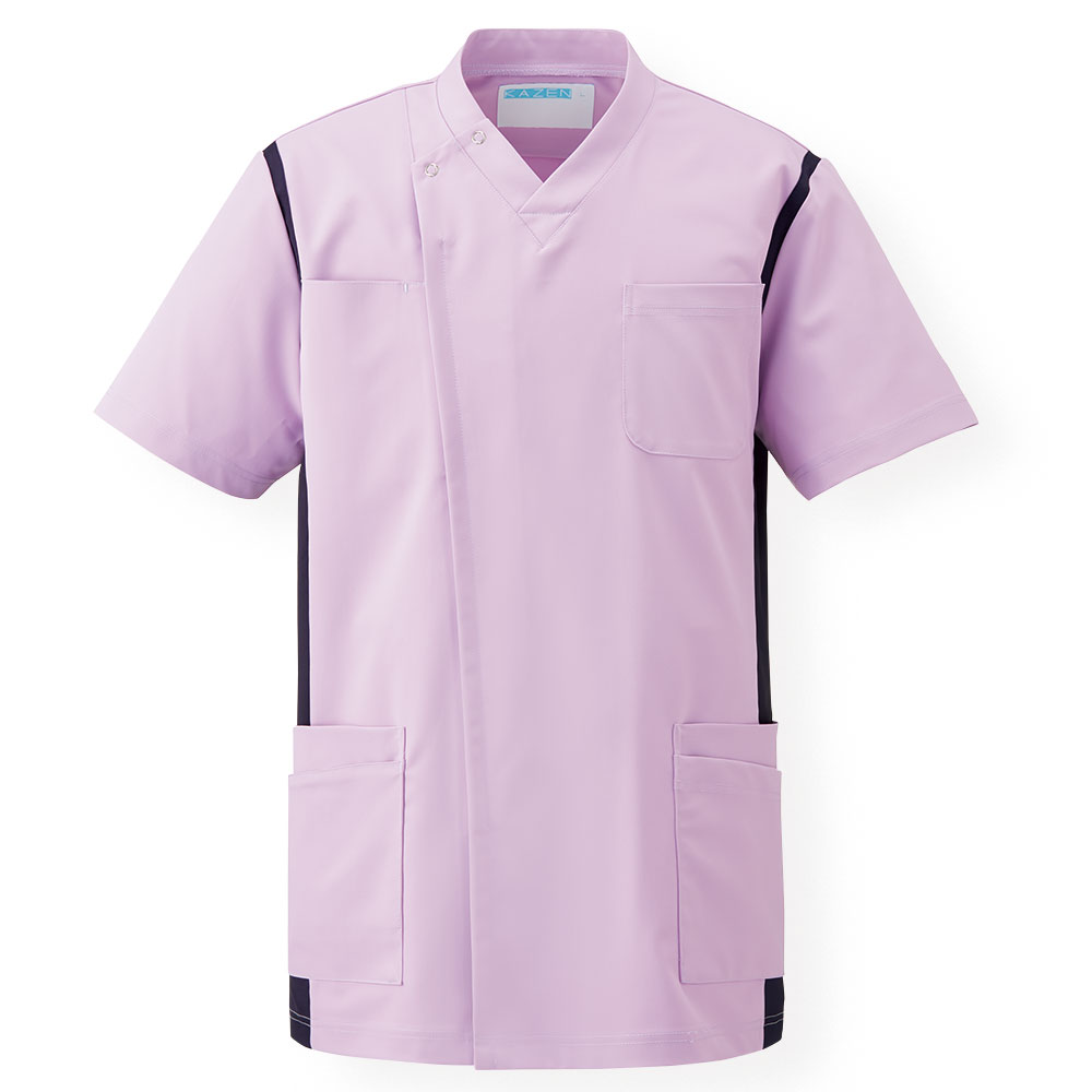 KAZEN 974 メンズスクラブ（前開き） 5740円｜医療白衣のメディコレ！