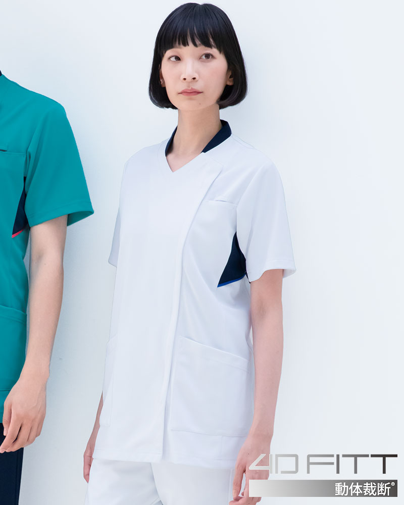 KAZEN 988 スクラブジャケット（男女兼用） 5530円｜医療白衣のメディコレ！