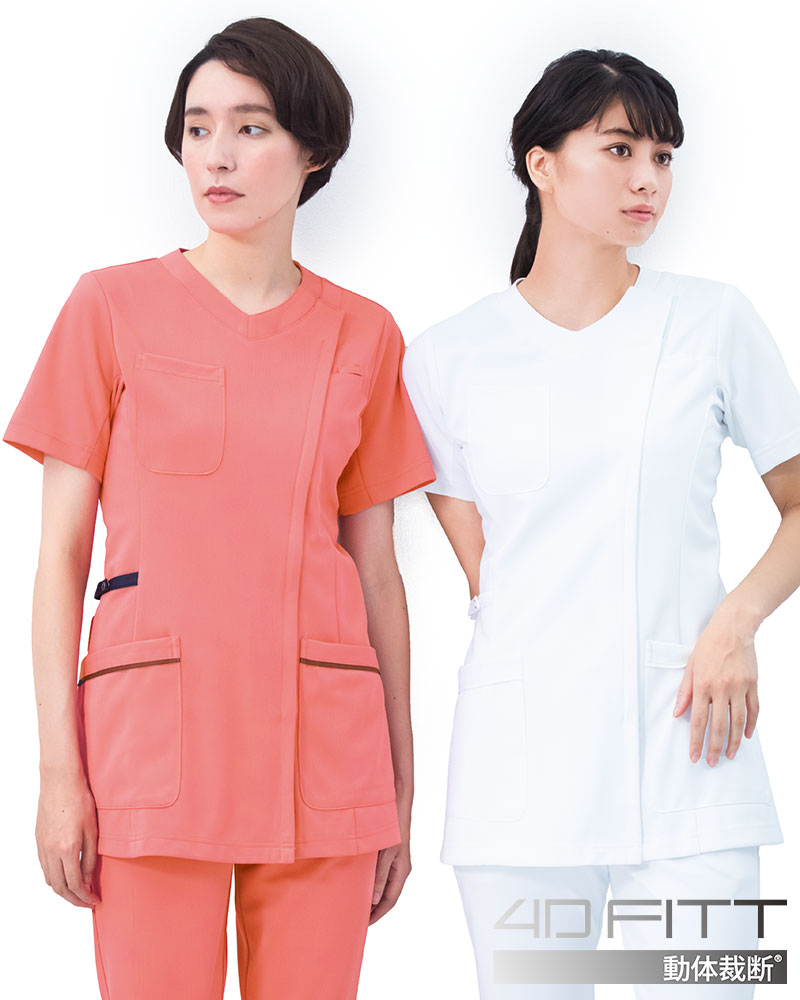 KAZEN 981 レディススクラブジャケット 4760円｜医療白衣のメディコレ！