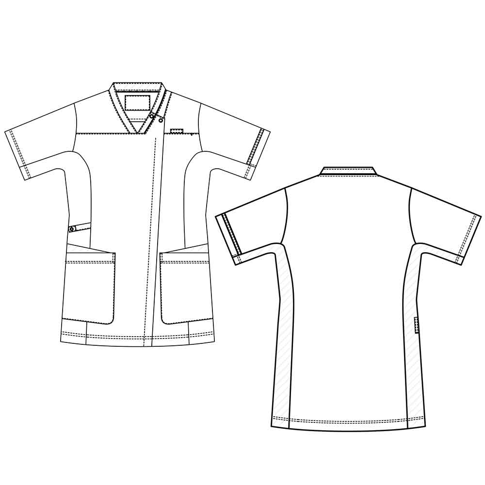 KAZEN 998 スクラブジャケット（男女兼用） 5460円｜医療白衣のメディコレ！