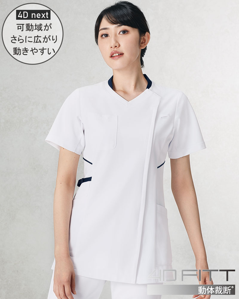 KAZEN 986 レディススクラブジャケット 5320円｜医療白衣のメディコレ！