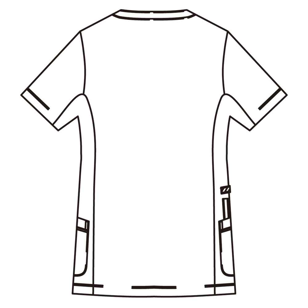 KAZEN 981 レディススクラブジャケット 4760円｜医療白衣のメディコレ！