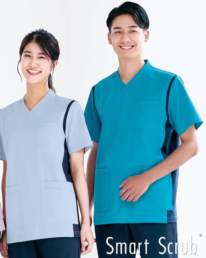 KAZEN 971 スクラブ（男女兼用） 5180円｜医療白衣のメディコレ！