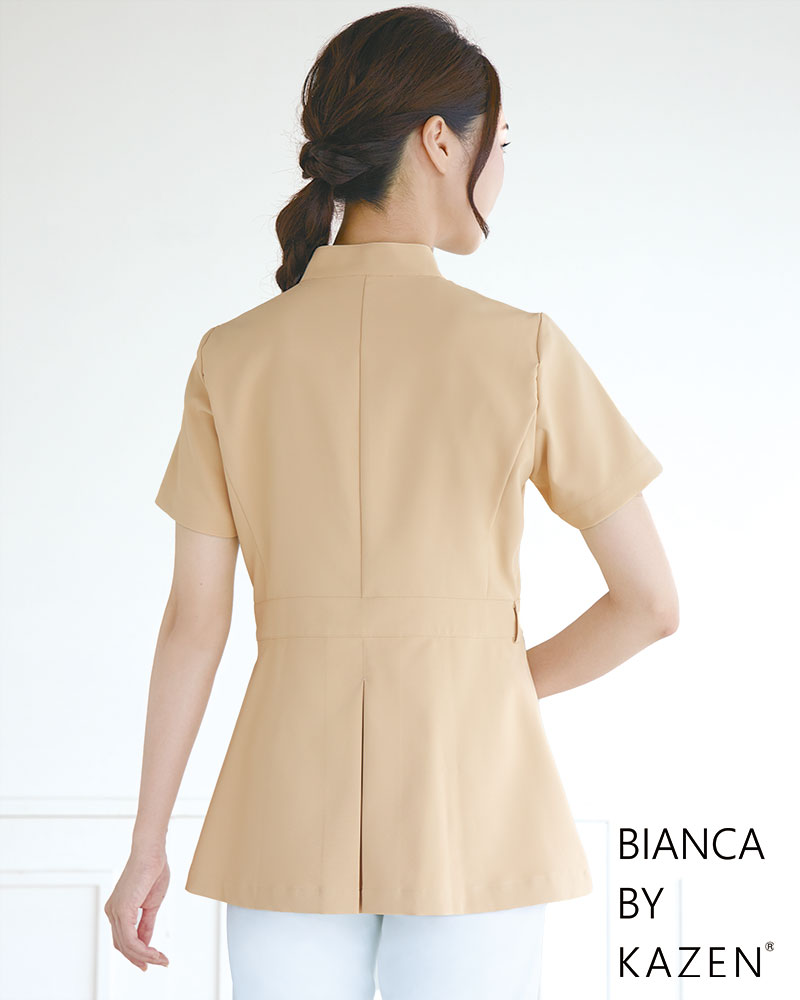 KAZEN KZN310 レディスジャケット半袖 7630円｜医療白衣のメディコレ！