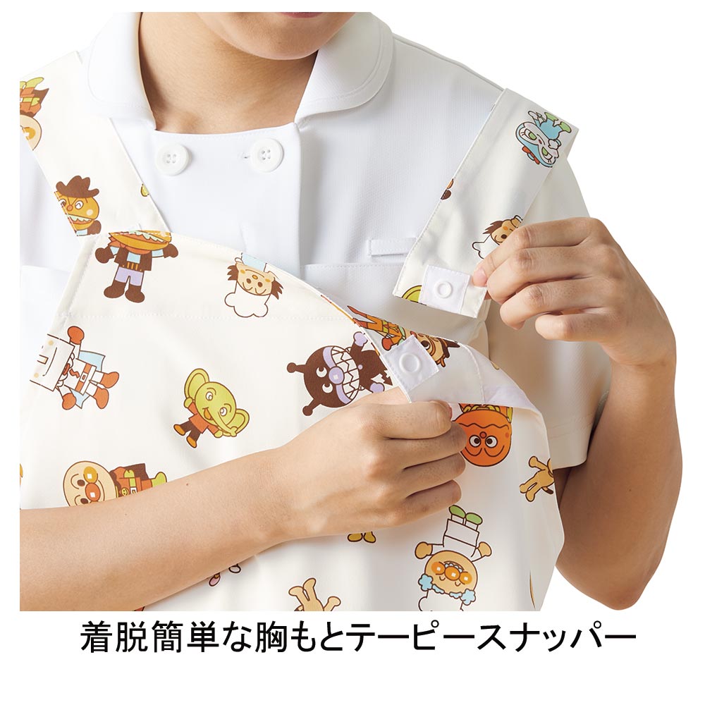 KAZEN ANP918 プリントエプロン（アンパンマン） 4240円｜医療白衣のメディコレ！