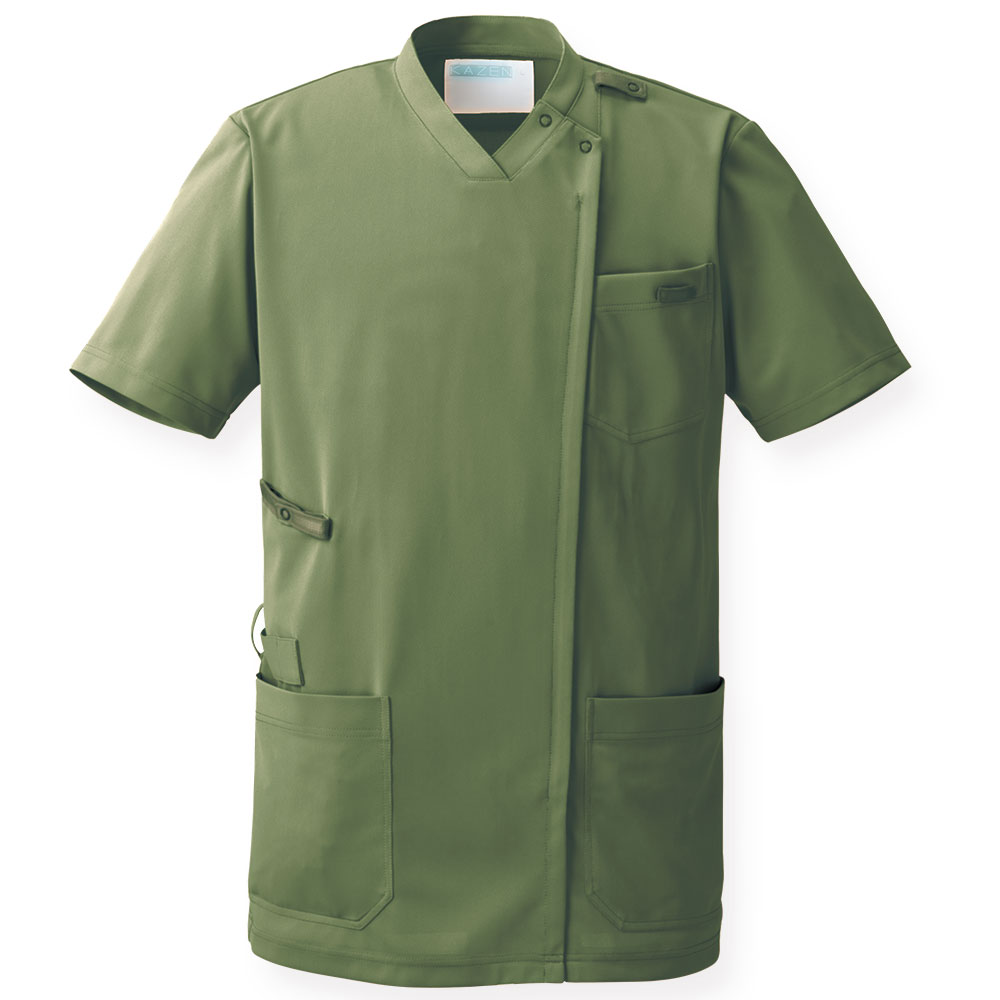 KAZEN KZN715 スクラブジャケット（男女兼用） 5740円｜医療白衣のメディコレ！