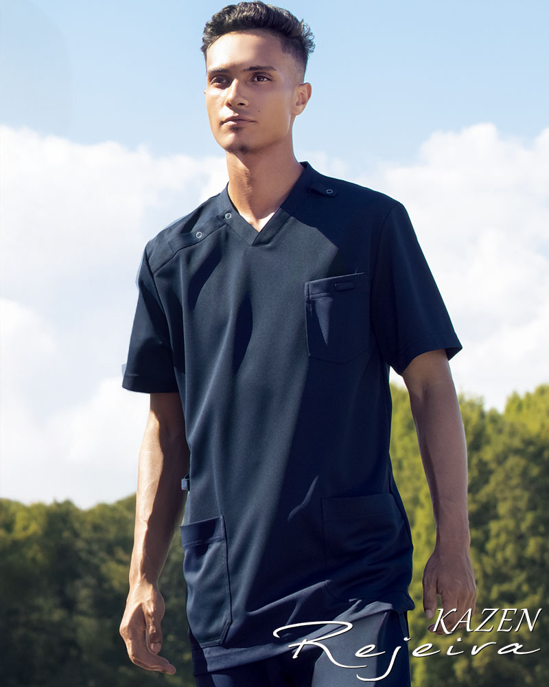 KAZEN KZN714 スクラブ（男女兼用） 4760円｜医療白衣のメディコレ！