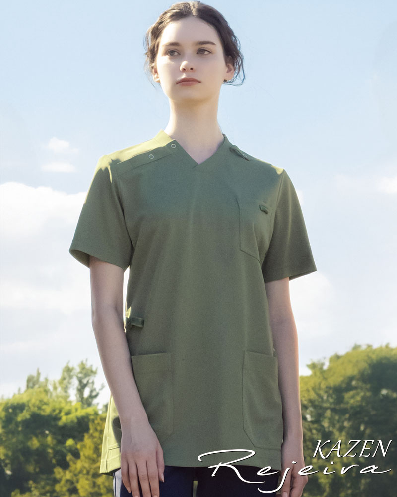 KAZEN KZN714 スクラブ（男女兼用） 4760円｜医療白衣のメディコレ！