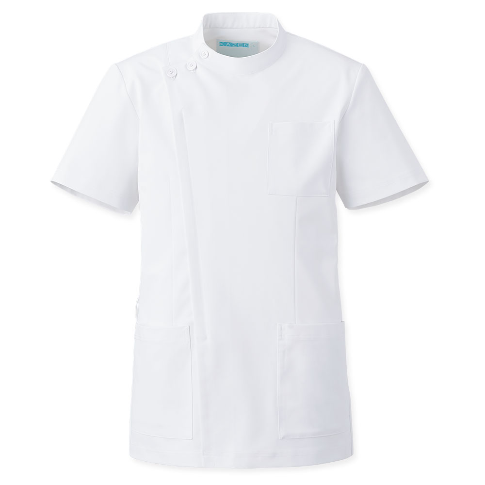 KAZEN 762 ジャケット半袖（男女兼用） 5110円｜医療白衣のメディコレ！