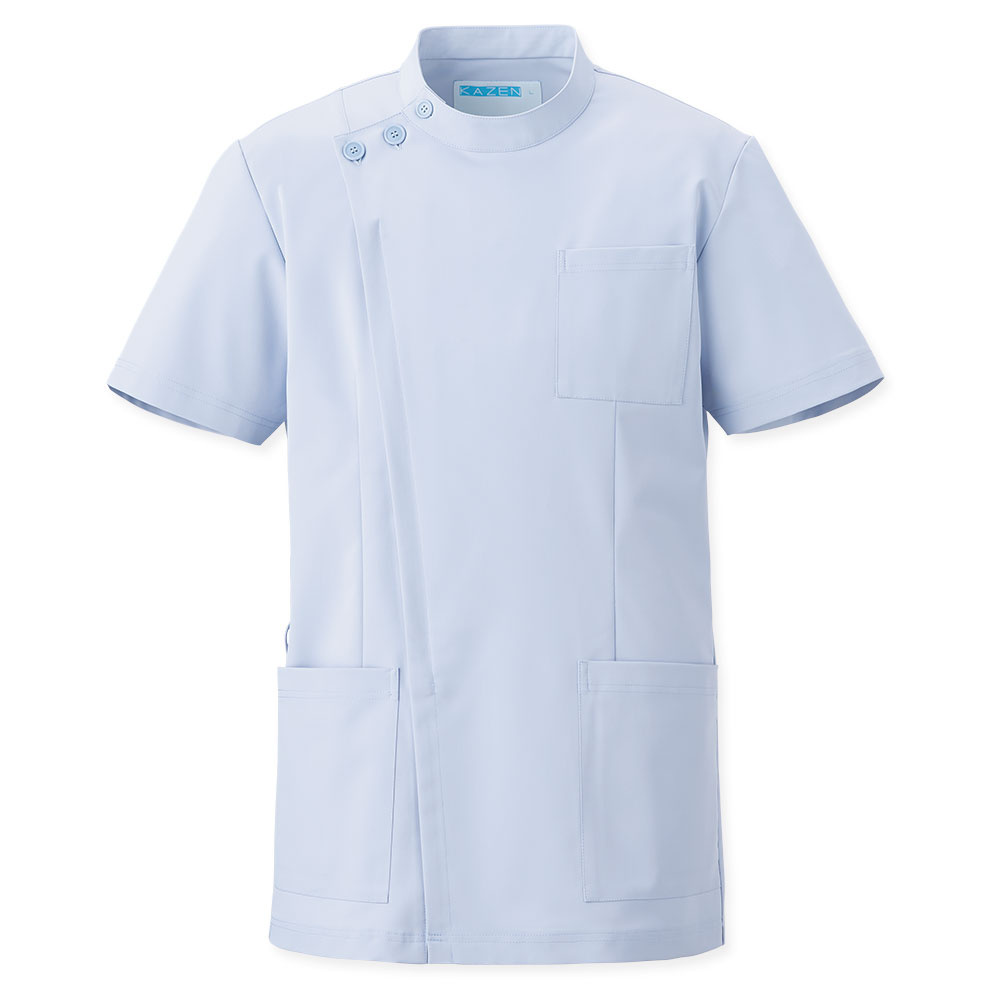 KAZEN 762 ジャケット半袖（男女兼用） 5110円｜医療白衣のメディコレ！