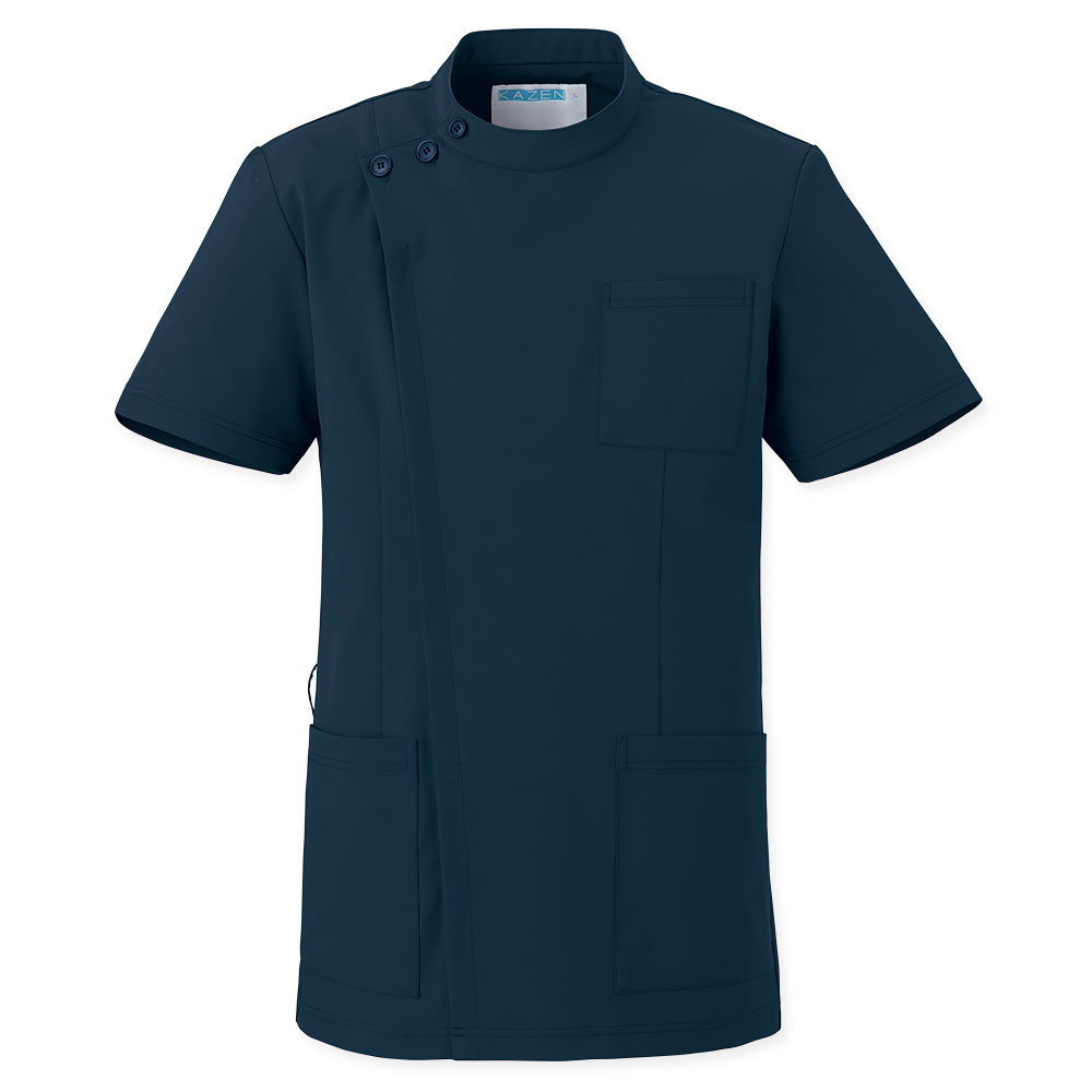 KAZEN 762 ジャケット半袖（男女兼用） 5110円｜医療白衣のメディコレ！