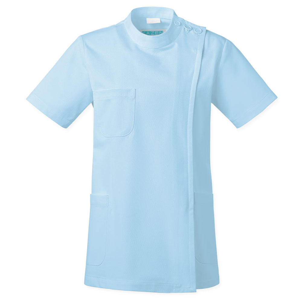 KAZEN 263 レディス医務衣半袖 5110円｜医療白衣のメディコレ！