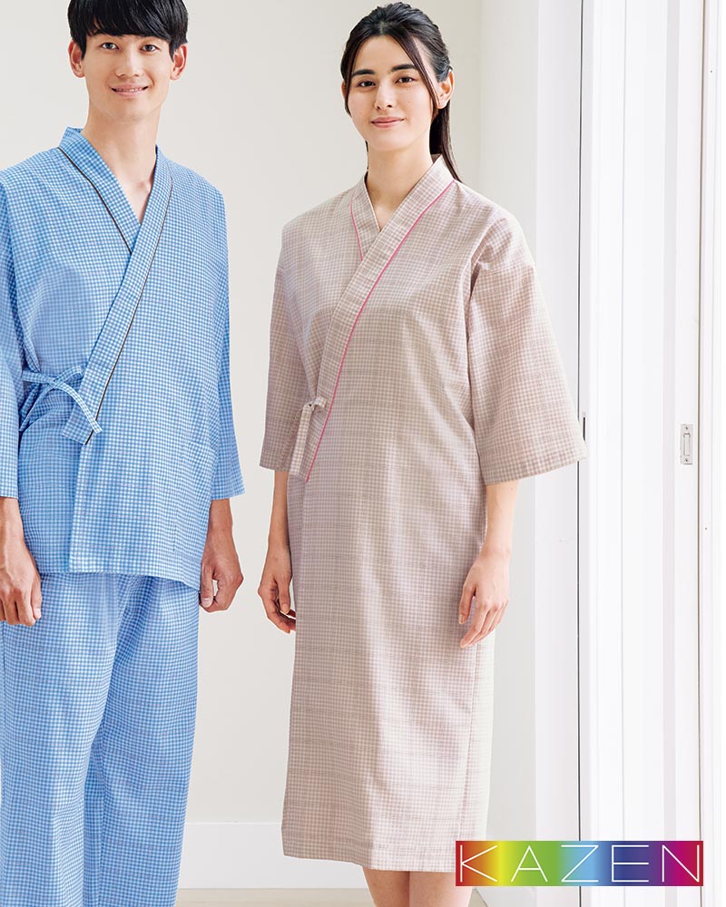 KAZEN 289 患者衣ガウン 3570円｜医療白衣のメディコレ！