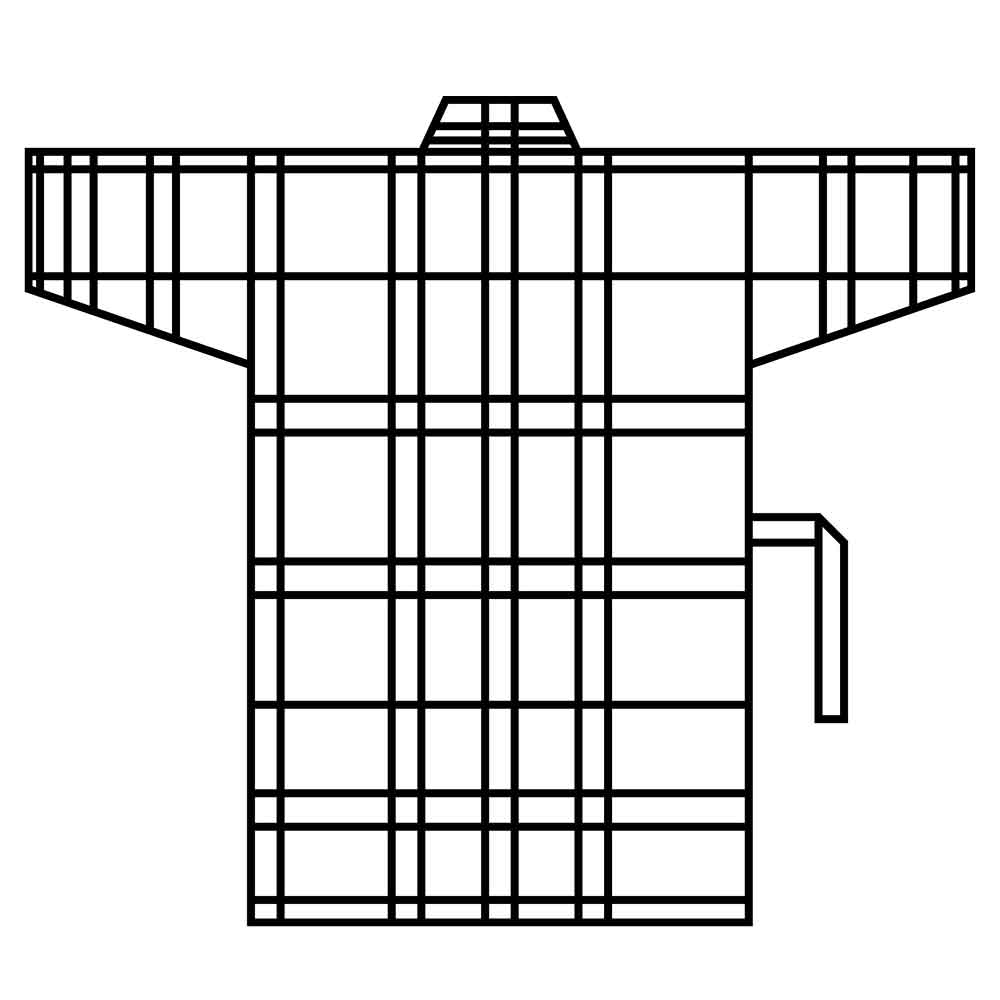 KAZEN 285 患者衣（甚平型） 2380円｜医療白衣のメディコレ！