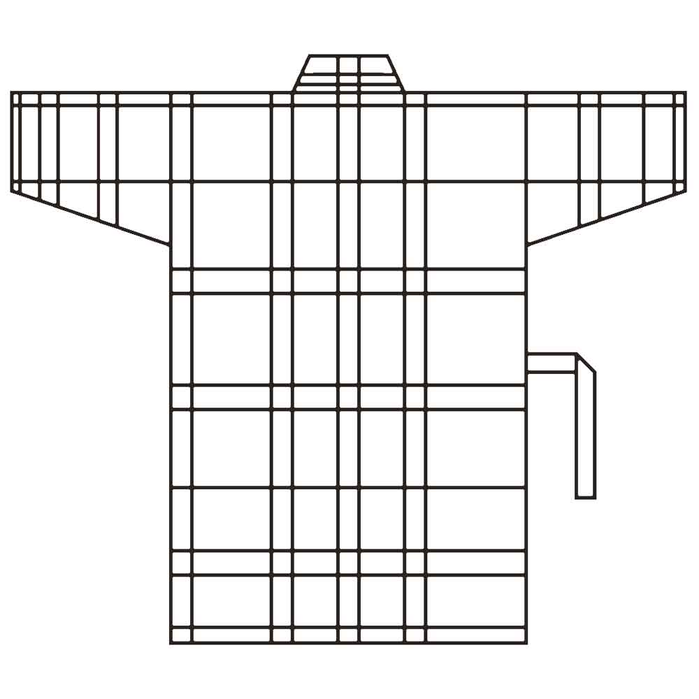 KAZEN 287 患者衣上衣（甚平型） 2450円｜医療白衣のメディコレ！