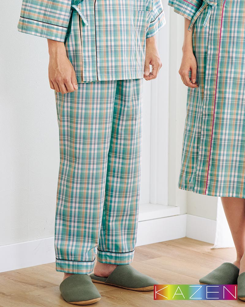 KAZEN 230-23 患者衣スラックス 2380円｜医療白衣のメディコレ！