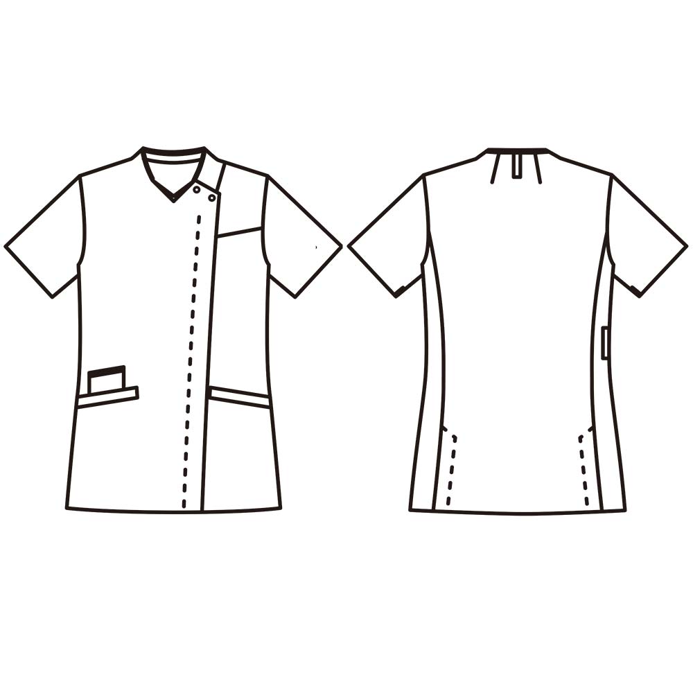 住商モンブラン 73-2258 レディススクラブ 4400円｜医療白衣のメディコレ！