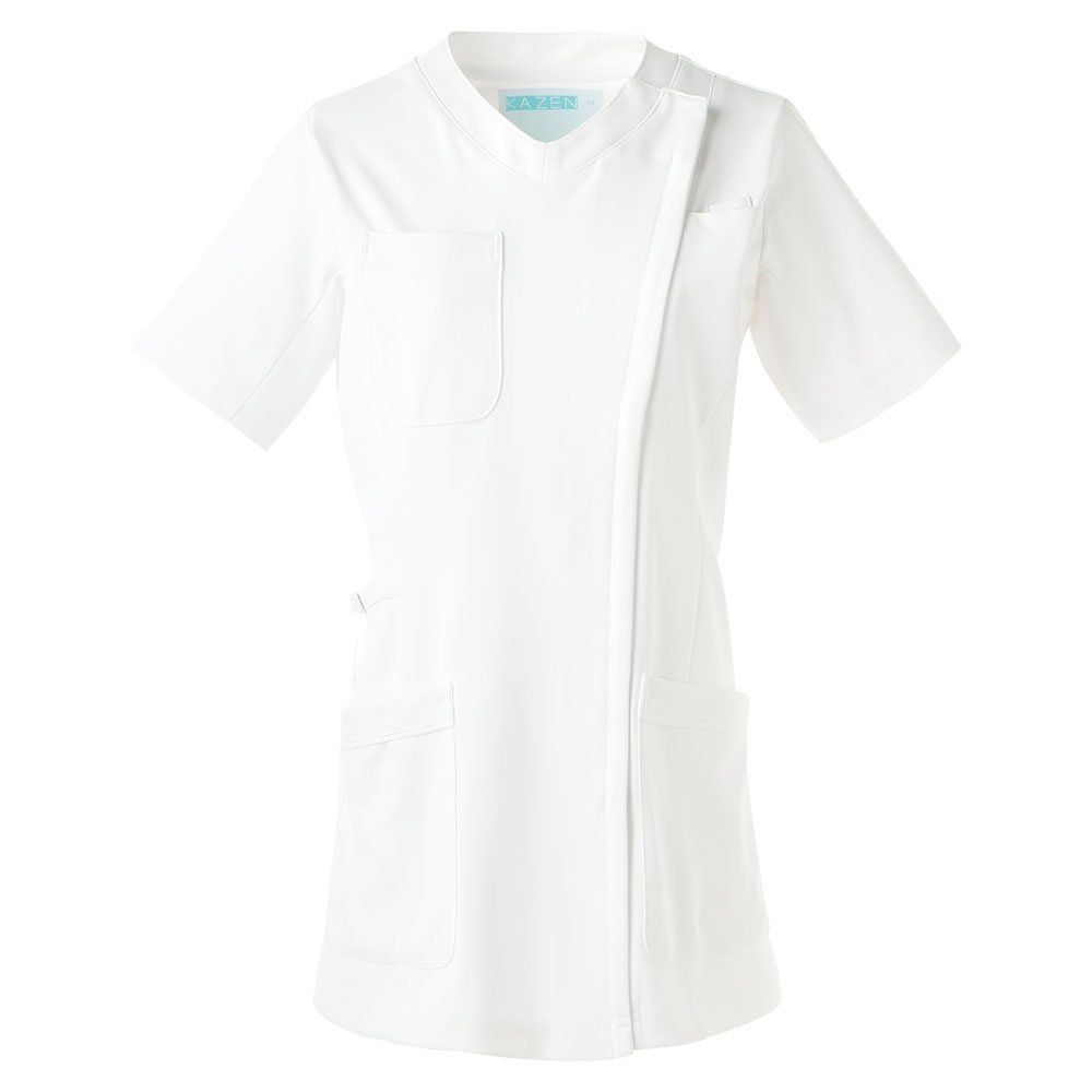 KAZEN 981 レディススクラブジャケット 4060円｜医療白衣のメディコレ！