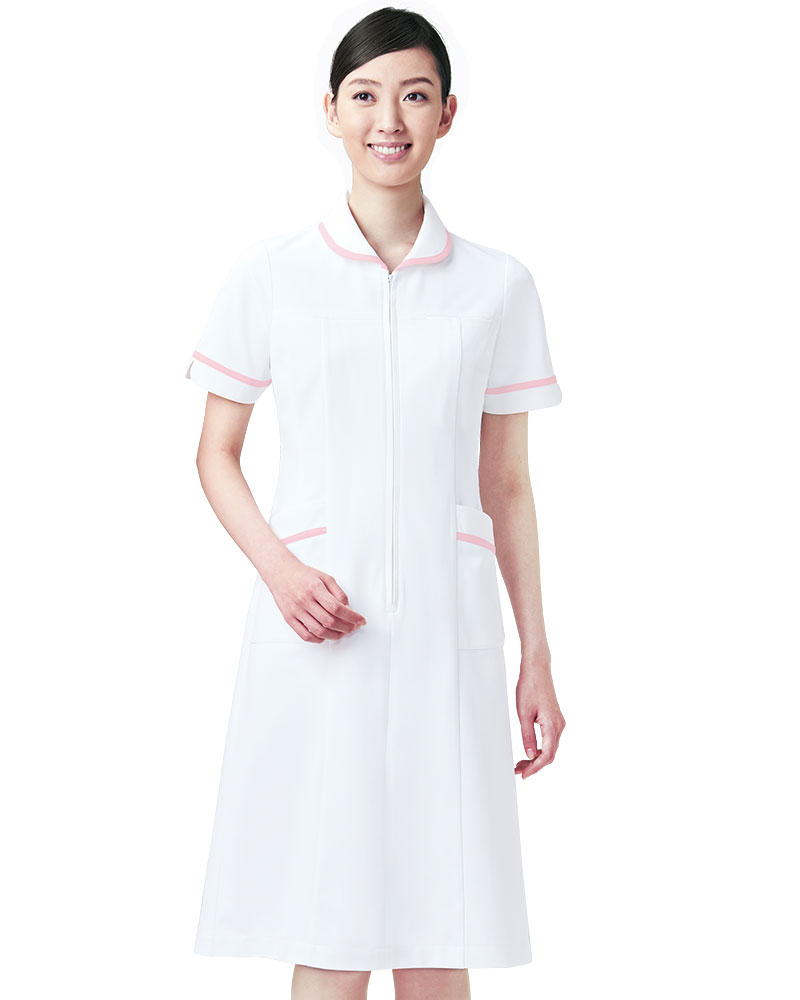 KAZEN 021 ワンピース半袖 4970円｜医療白衣のメディコレ！